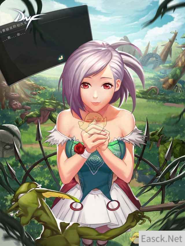 《DNF》X键系列海报新作_易采游戏网