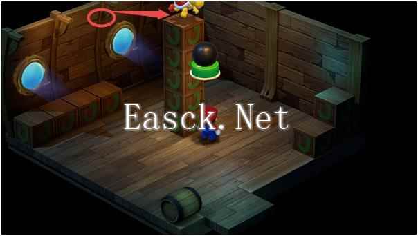 超级马里奥RPG重制版沉船第一个仓库过法详解_易采游戏网 - Easck.Net