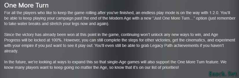 《文明7》1.2.0更新加入“One More Turn”功能_网游资讯-易采游戏网